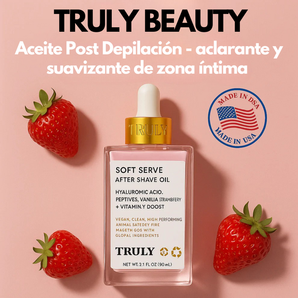 Aceite Truly Beauty 🍓| Aclara, suaviza y dale un buen olor a tu zona í ...